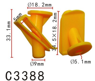 20pcs Smart Fortwo Engine Base Screw Clip Fit Benz A0019913970 by ...