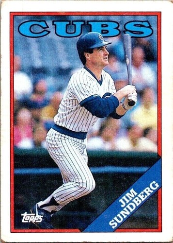 Jim Sundberg Topps 516 Chicago Cubs 1988 Baseball Card | eBay