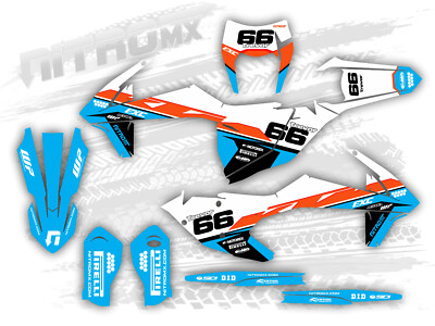 NitroMX Graphic Kit for KTM EXC EXC-F XC-W 125 250 350 450 500 2017 ...