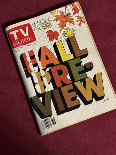 TV Guide Fall Preview September 9-15, 1978 WKRP, Mork & Mindy, Taxi ...