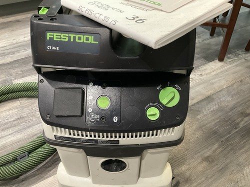 Festool CT 36 E Mobile Dust Extractor CLEANTEC W/bluetooth Module - NO ...