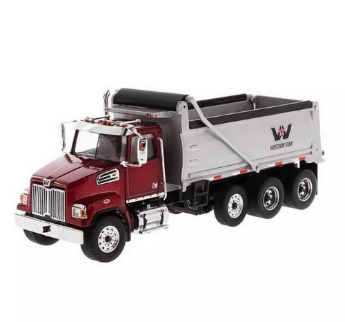DM 1/50 Scale WESTERN STAR 4700 SF DUMP TRUCK Diecast Model Toy Gift ...