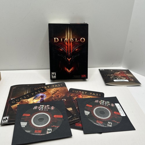 Diablo II Disc 1 & 2 (PC, 2000) and some other items i threw in for ...