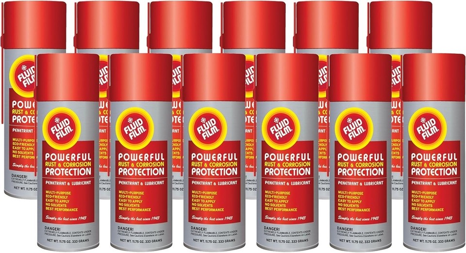 Fluid Film Aerosol Rust & Corrosion Preventive 11.75oz 12-Pack AS11 752 ...