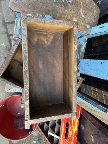 VINTAGE ORIGINAL RUSTIC INDIAN BRICK MOULD STORAGE SHELVING GARDEN ...