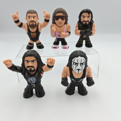 Set of 5 WWE Funko Mystery Minis Roman Reigns Sting Kevin Nash Bret ...