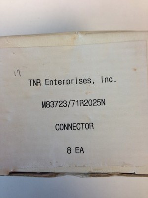 TNR ENTERPRI M83723/71R2025N RECEPTACLE CONNECTOR | eBay