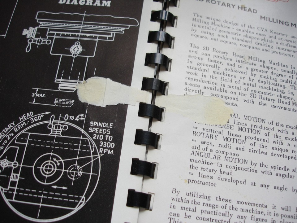 1950s CVA MACHINE TOOLS CATALOGUE EH Jones Hove Kearney Trecker Lodge ...