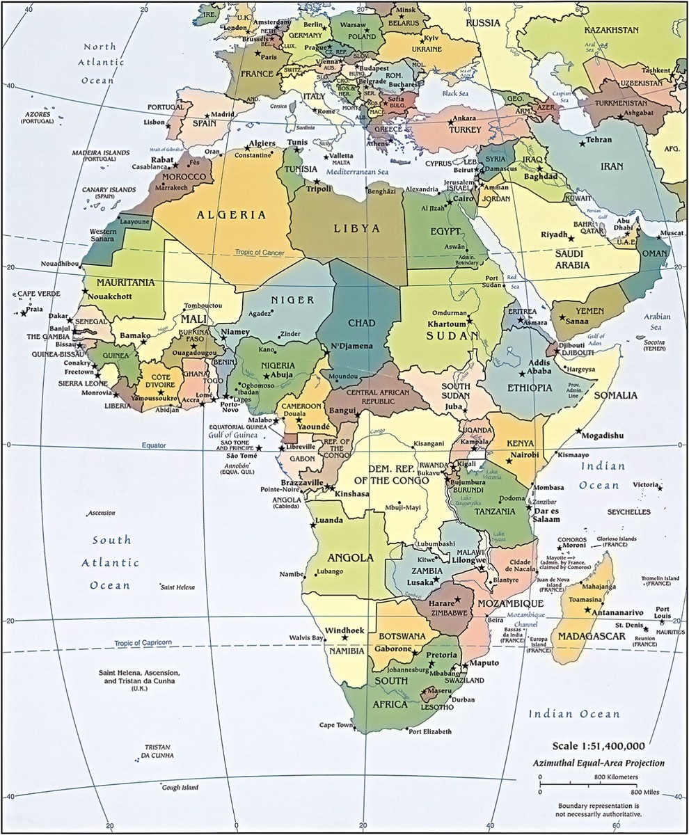 Printable Maps Of Africa
