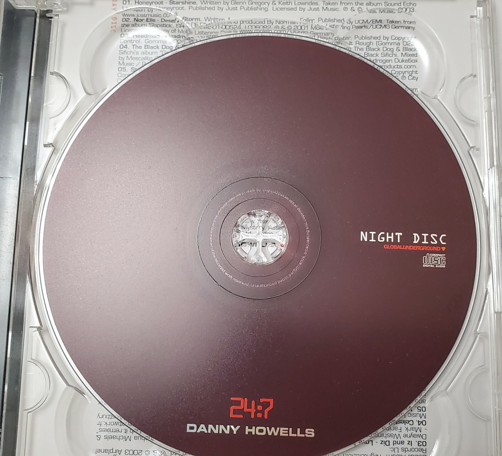 DANNY HOWELLS - 24:7- 2XCD, GLOBAL UNDERGROUND HAND SIGNED BY THE ...