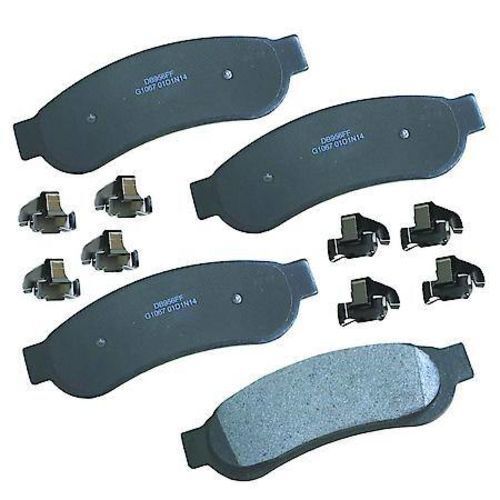 Disc Brake Pad Set-Premium Gold Semi-Metallic Rear Brake Pads CARQUEST ...