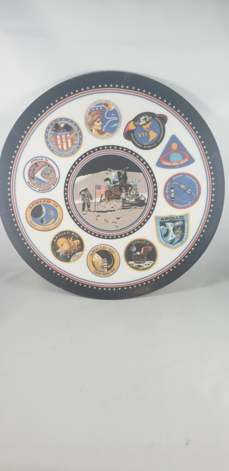 Vintage APOLLO SPACE MISSIONS NASA COMMEMORATIVE PLATE TEXAS WARE | eBay
