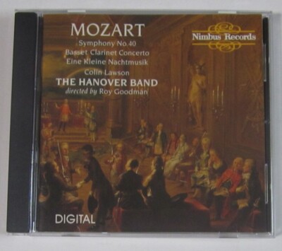 Mozart – Symphony No. 40 / Basset Clarinet Concerto CD USED - Nimbus ...