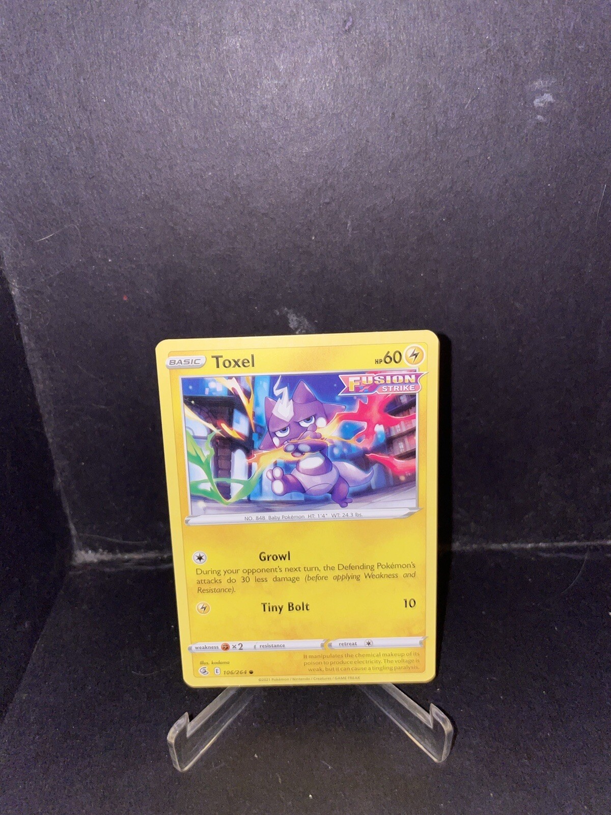 Toxel 106/264 - Fusion Strike - Common - Pokemon Card TCG | eBay