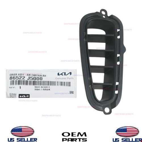 Genuine OEM Air Curtain Vent Grille RIGHT 2018-2020 Kia Stinger 86522 ...