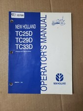 Holland Tc25d Tc29d Tc33d Tractor Operator's Manual 86587311 for sale ...