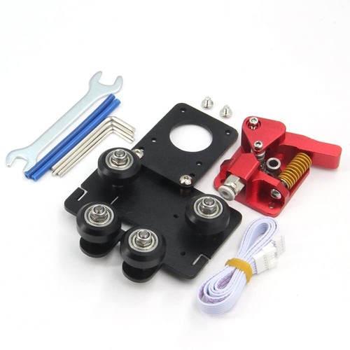 Direct Drive Dual Gear Extruder Upgrade Support Plate with 4pcs Pulleys ...