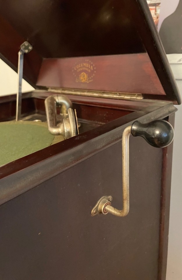 Antique Columbia Grafonola Type E-2 Phonograph, Hand Crank | eBay