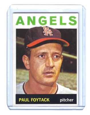 1964 Topps PAUL FOYTACK #149 Los Angeles Angels REAL NICE! | eBay