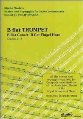 Bb Trumpet Scales & Arpeggios Brass Instruments - Sparke Grade 1-8 Book ...