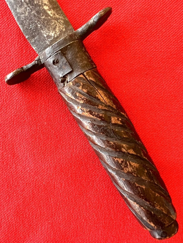 Civil War Toothpick Dagger Bowie Knife Triangle Blade Forged LQQK | eBay