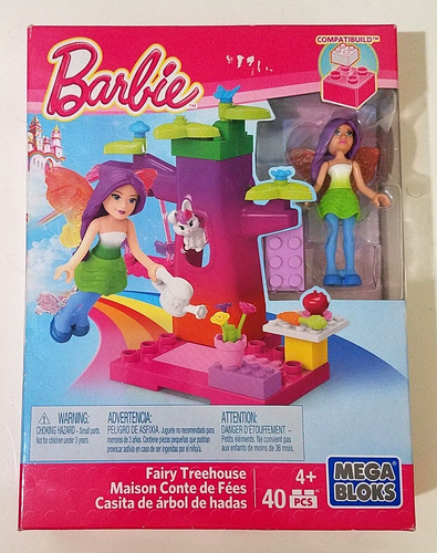 Fairy Treehouse, Barbie Mega Bloks, 40 Piece Play Set, BRAND NEW ...