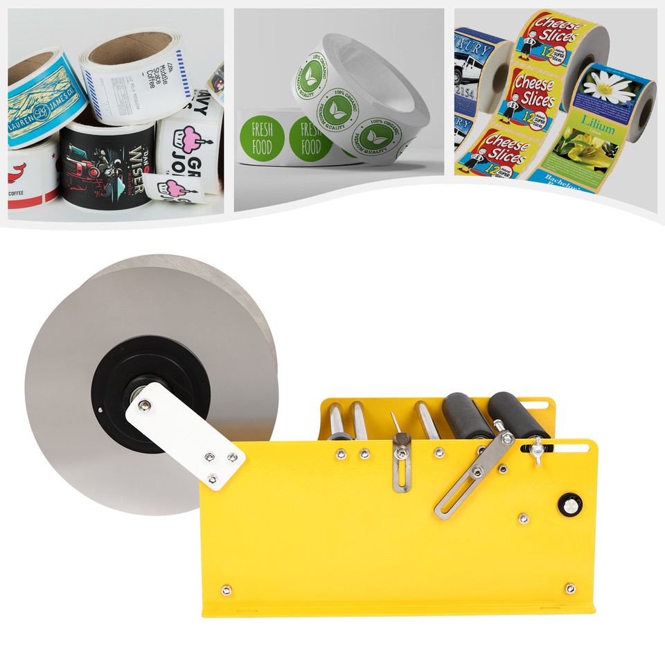 Manual Frequent Labeling Machine 120mm Round Bottle Label Machine ...