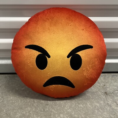 Furiously Angry 😡 Emoji Pillow | eBay
