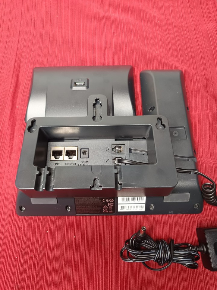 Yealink SIP-T54W Business Phone W/ Power Adapter, Headset & Wall Mount ...