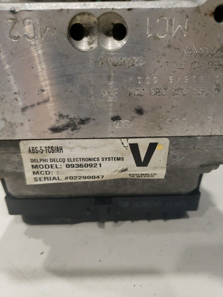 97-00 Corvette C5 Ebcm ABS Pump V Module Used 6392-F | eBay