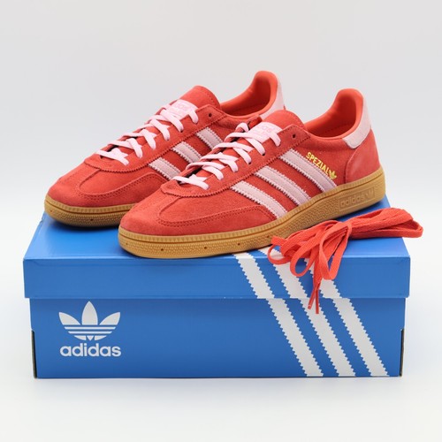 IE5894 adidas Originals Handball Spezial Bright Red Clear Pink Gum ...