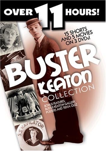 Buster Keaton Collection - 15 Shorts, 5 Movies (3 DVD Set) - Black ...