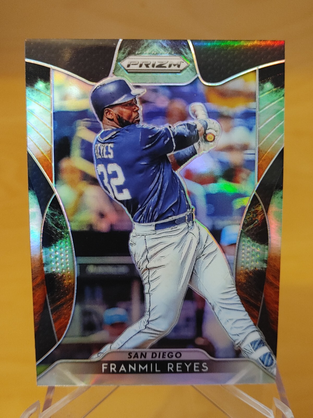 Franmil Reyes 2019 Panini Prizm Cosmic Wave Refractor #43 - San Diego ...