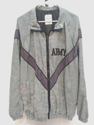 ARMY Windbreaker Jacket 8415-01-575-4515 SZ X-Large/long Gray | eBay