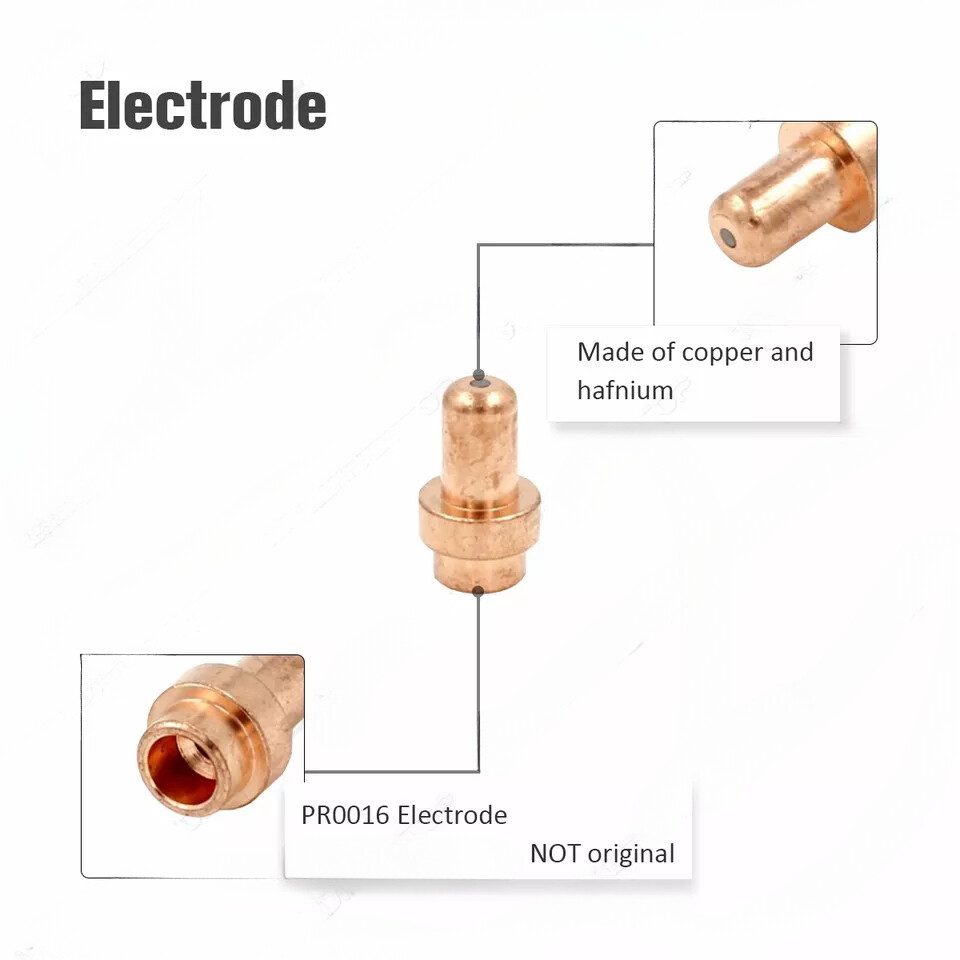 12pc Plasma Consumables Kit for Trafimet CB50 Torch Eastwood Versa-Cut ...