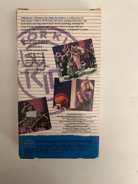 Gerbert in "Childrens Hymns" (VHS) for sale online | eBay