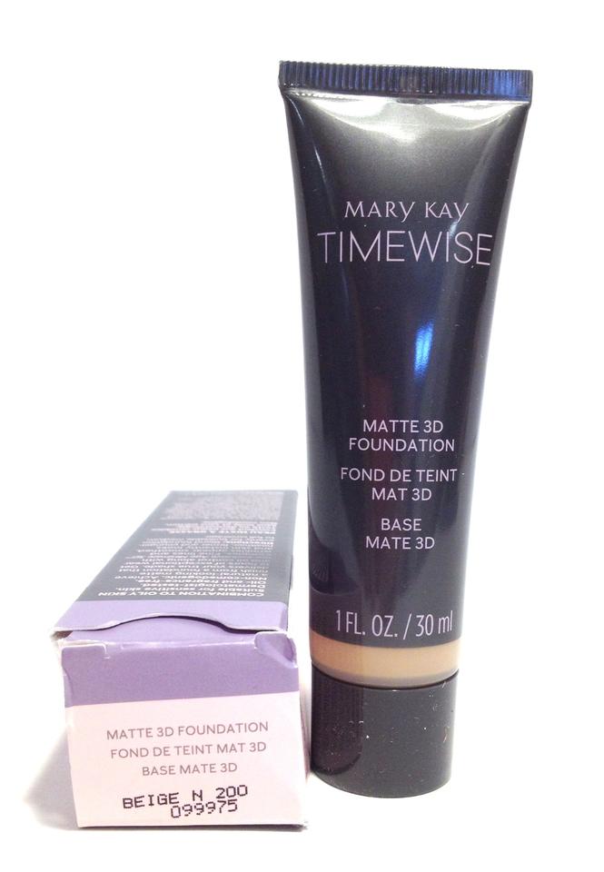 MARY KAY TIMEWISE MATTE 3D FOUNDATION~YOU CHOOSE SHADE~IVORY~BEIGE ...