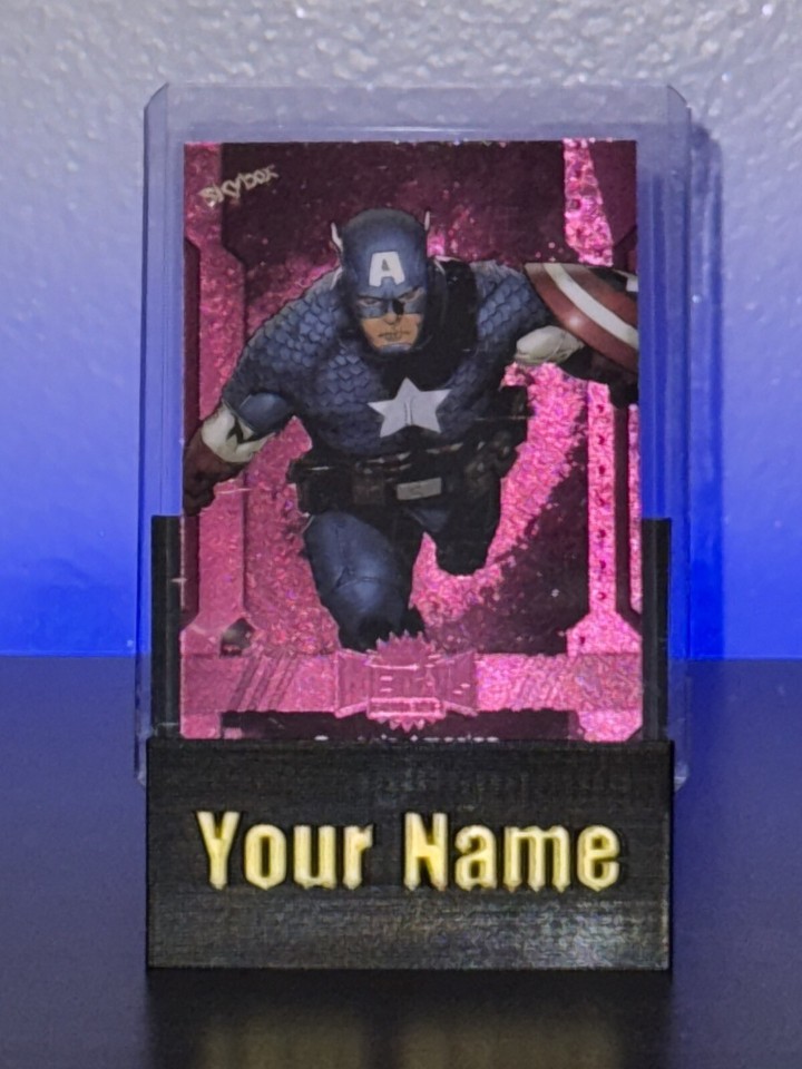 Customizable! 3D Printed Trading Card Display Stand | Fits Graded ...