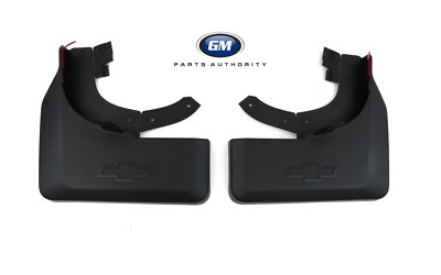 2019-2024 Chevrolet Silverado 1500 Rear Splash Guards 86517279 Black w ...