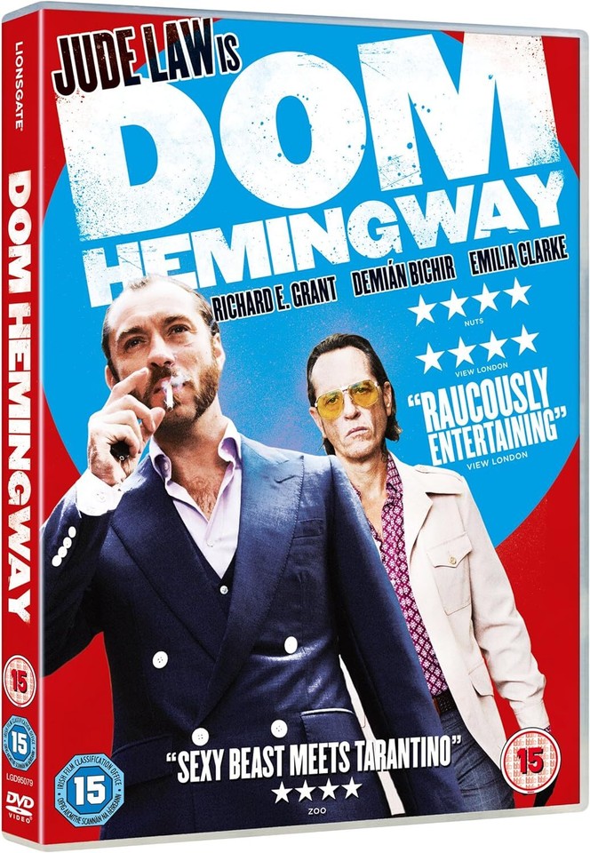 Dom Hemingway (DVD) Jude Law Richard E. Grant Demián Bichir Emilia ...