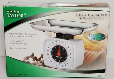 TAYLOR HIGH CAPACITY KITCHEN SCALE 22 LBS / 10 KG NEW IN BOX | eBay