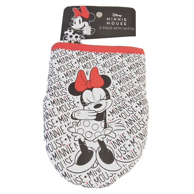 Disney Minnie Mouse 2 Pack Oversized Mini Mitts Kitchen Decor | eBay