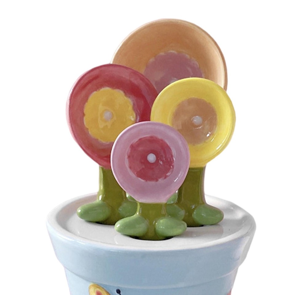 4x Creative Plant Measuring Spoons Household with Base Salt and Sugar ...