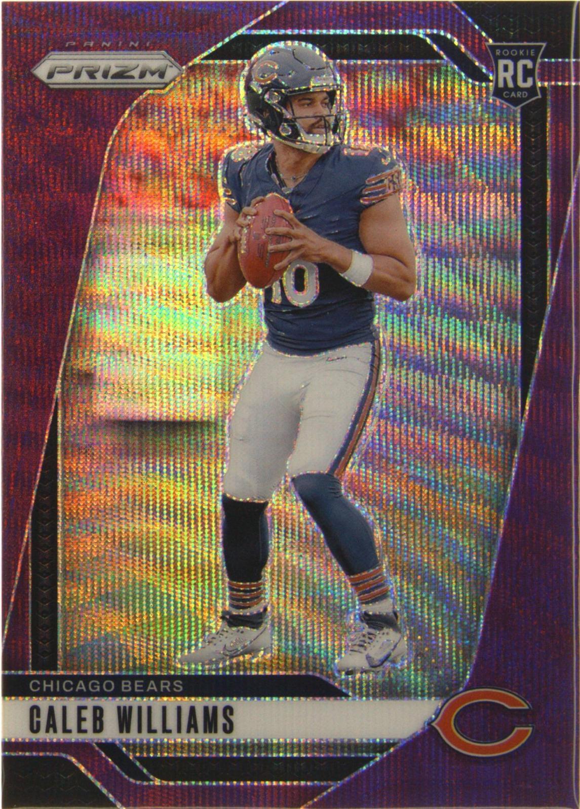2024 Panini Prizm - Rookies Caleb Williams #301 Purple Wave Prizm /99 ...