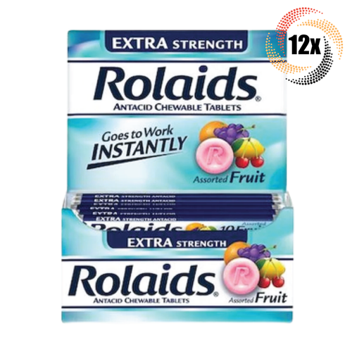 Rolaids X Strength Antacid Fruit Tablets 10ct for sale online | eBay