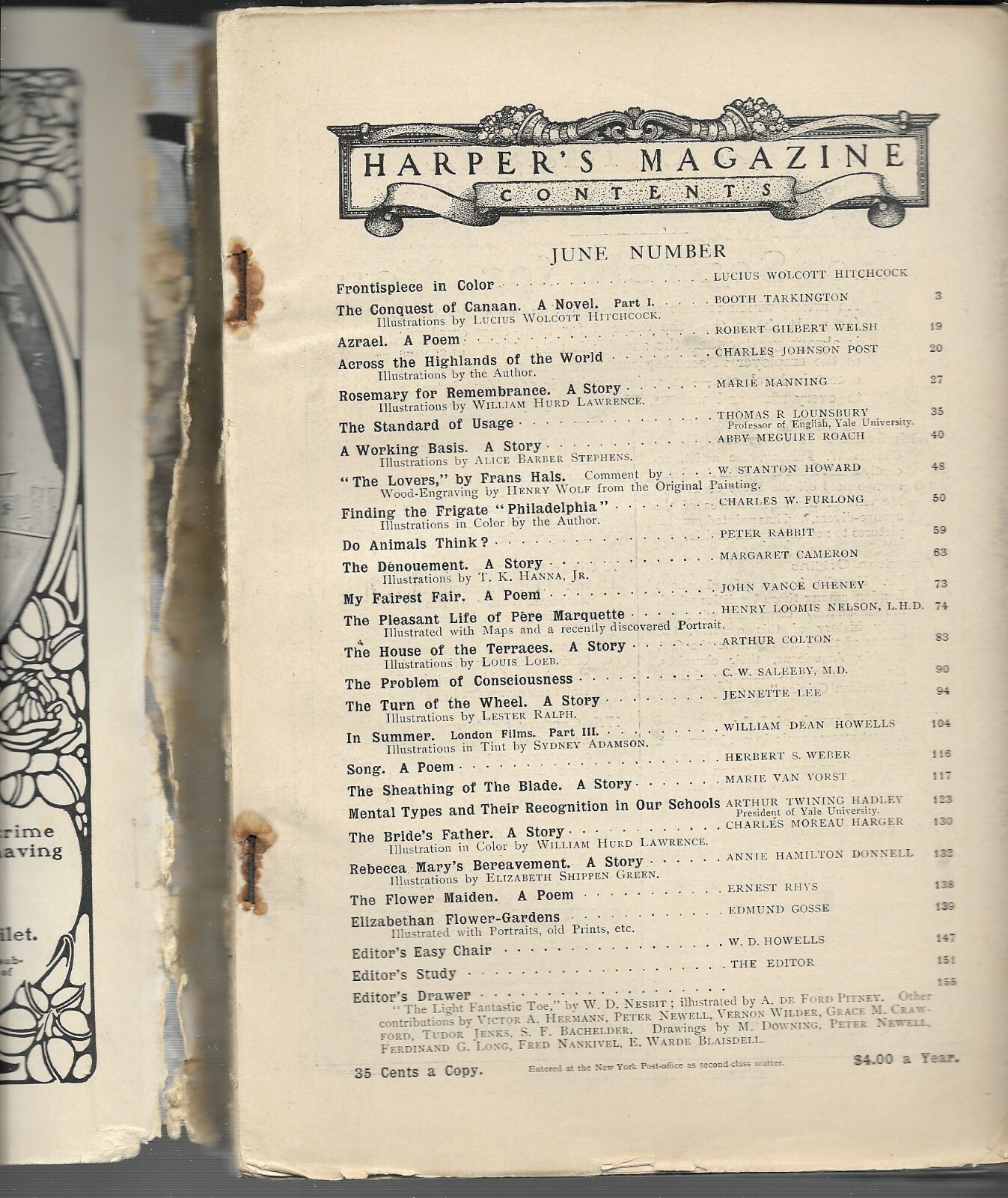 June 1905 Harper's Monthly Magazine Issue by Harper & Brothers ...
