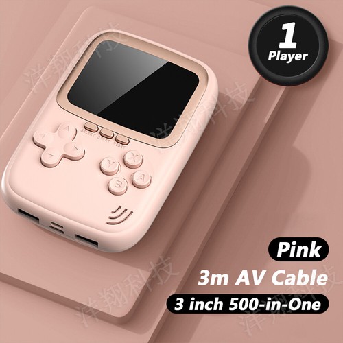 Large Capacity USB Power Mini Power Console 10000 Mah Retro Game 500 ...