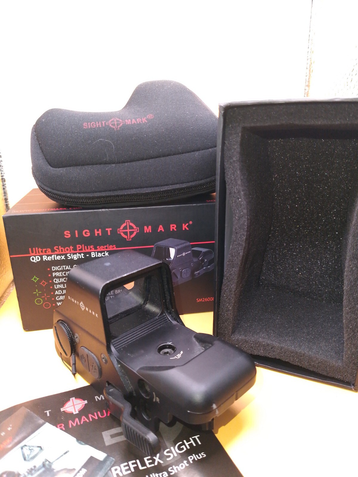 Sightmark SM26008 Ultra Shot Plus Red Dot Sight - Black 812495020285 | eBay