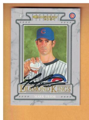 Mark Prior AUTOGRAPHED 2004 DIAMOND KING Baseball Card SIGNED CHICAGO ...