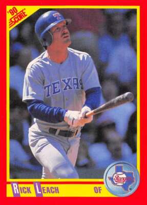 1990 Score #426 Rick Leach NM-MT Rangers | eBay